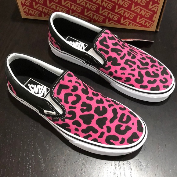 Vans | Shoes | Vans Classic Slipon Leopard Pink | Poshmark